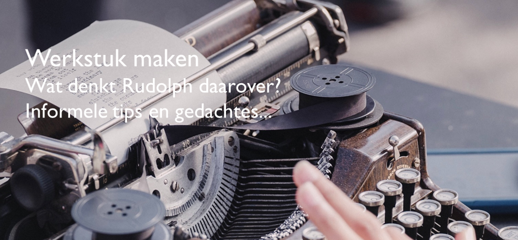 Assessment, werkstuk en zo – rudolphs.blog